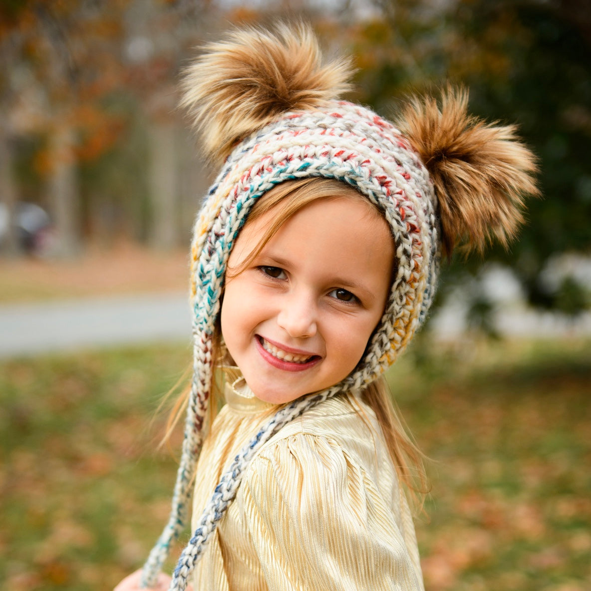 Double Pom Bonnets – KNIT & CROCHET by Jennifer